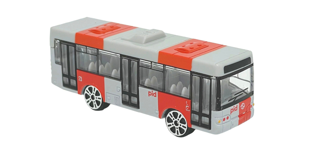 Kovový mini autobus PID | Fanshop DPP