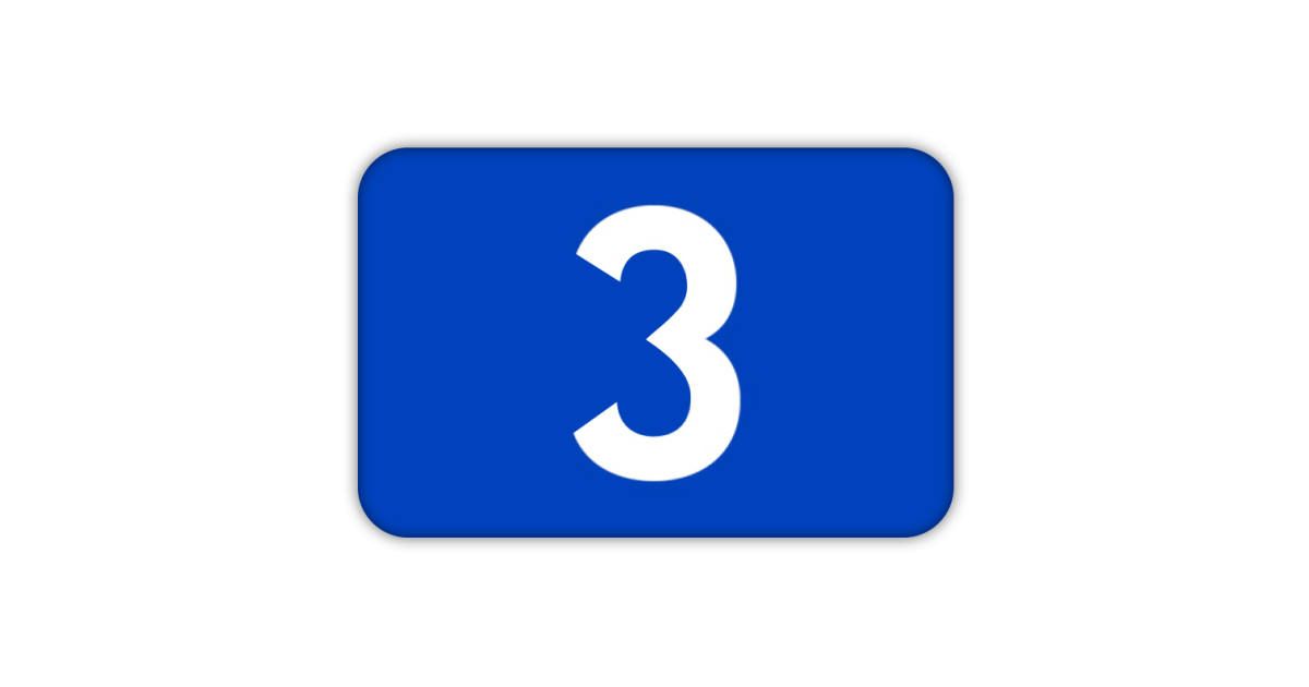 Magnetka tramvajová orientace linka 3 | Fanshop DPP